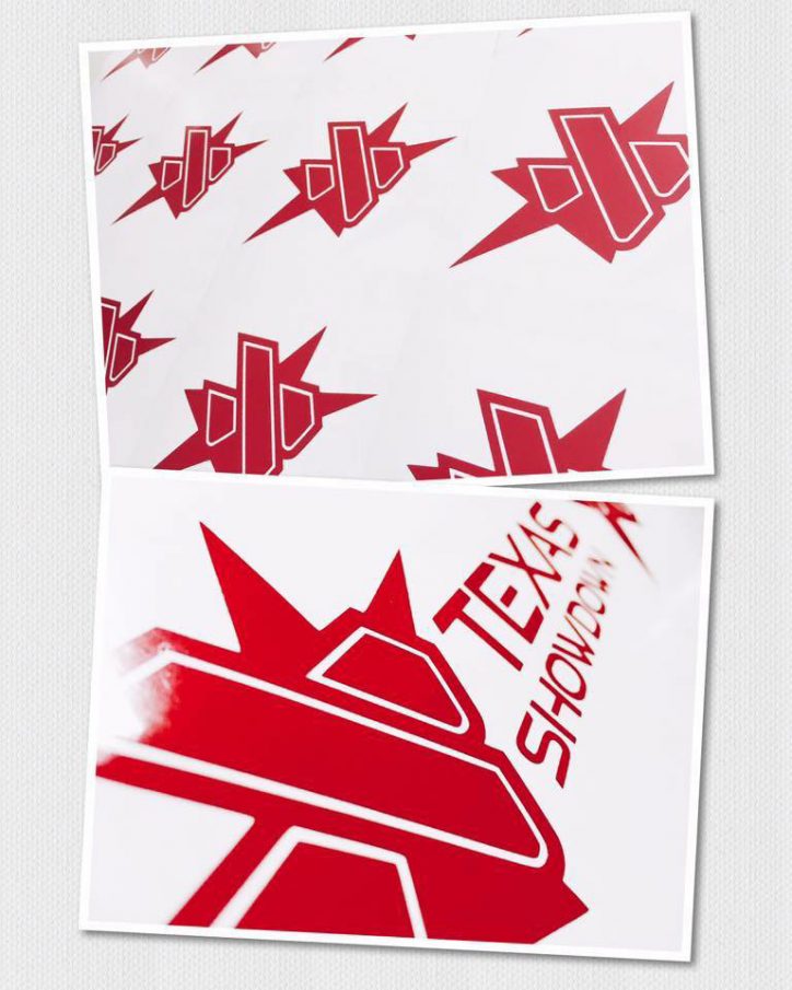 texas-showdown-stickers | A Graphic Advantage!